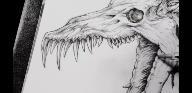 일련번호: scp 323 통칭: 웬디 고의 머리뼈 그리기/드로잉/손그림/볼펜그림 : 네이버 블로그