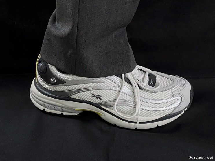 [무신사 체험단] 리복 X 라이풀 RBK 프리미어 펌프 패리스 그레이 상세 리뷰, 착용샷 (REEBOK X LIFUL RBK ...