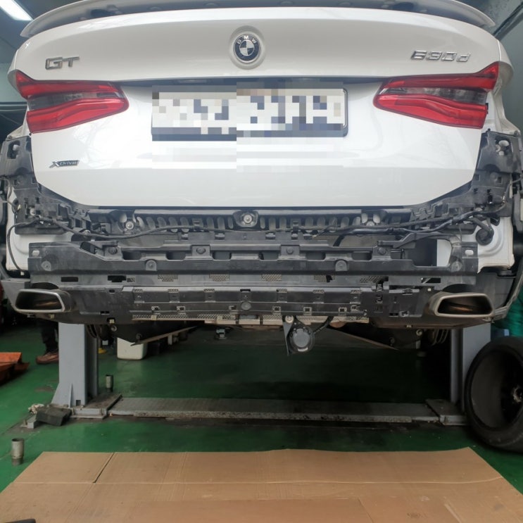 BMW 6GT 브링크 견인장치, 토우바 장착 : 네이버 블로그