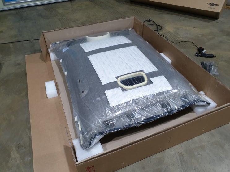 여전한 로망시공, 제네시스DH 블랙스웨이드 장착 : 네이버 블로그