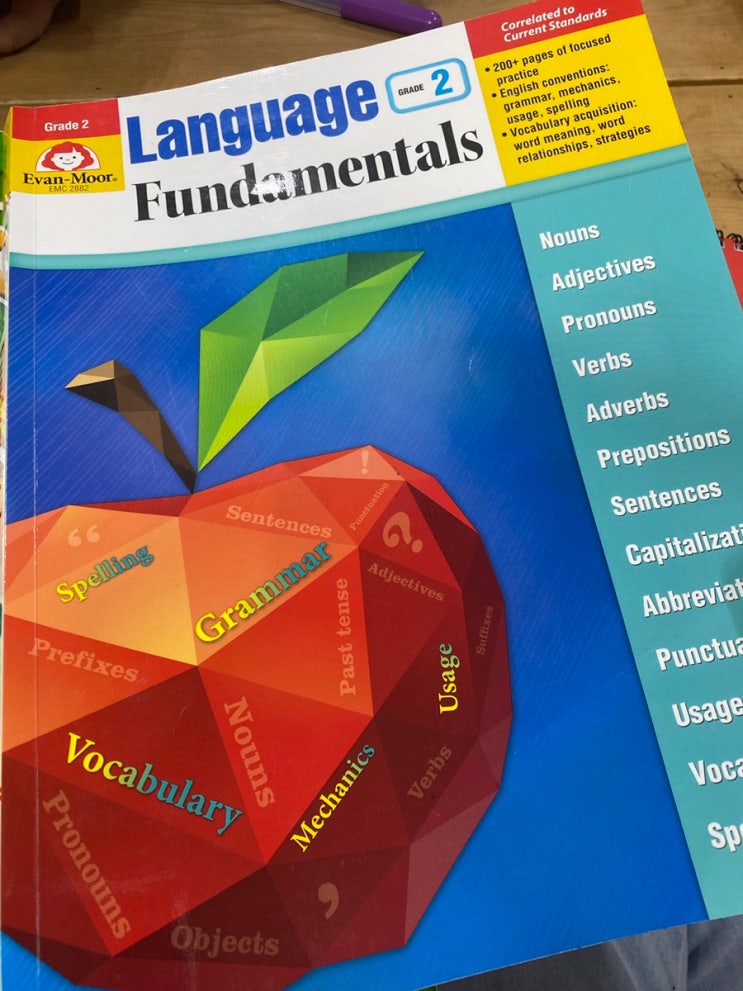 [교재]Evan-Moor Language Fundamentals : 네이버 블로그