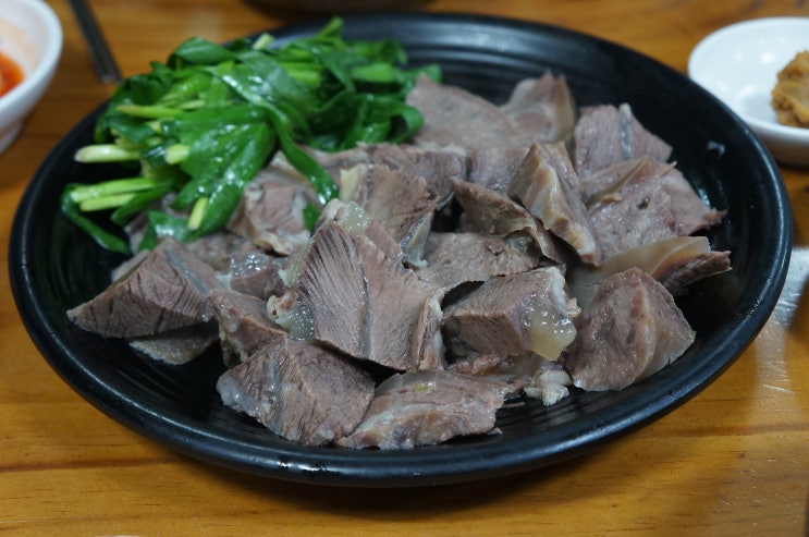 포항 장기식당 소머리곰탕 수육이 기가 막혀 포항 죽도시장 맛집 주차는 네이버 블로그