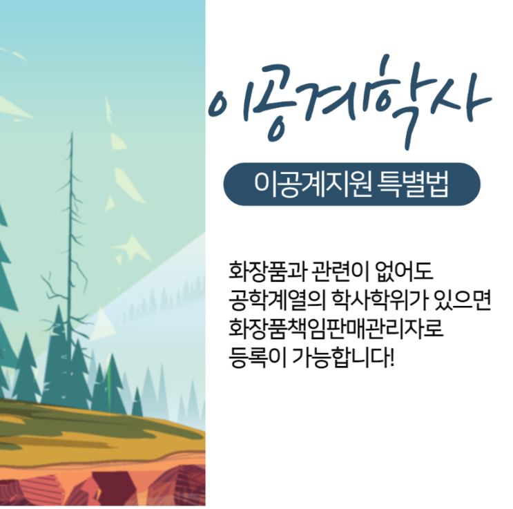 화장품책임판매관리자 등록 관련 법령과 이공계 지원 특별 법 네이버 블로그