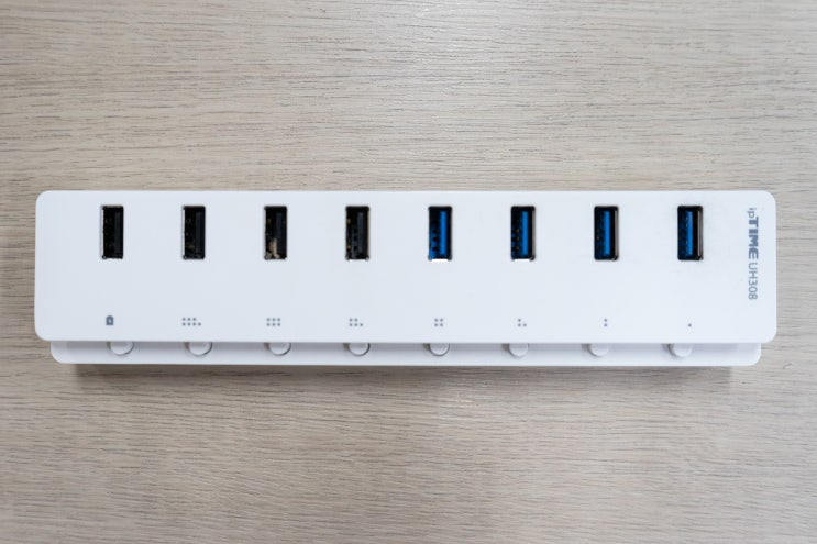 IPTIME 8포트 USB허브(UH308)로 편리하게 사용하세요! : 네이버 블로그