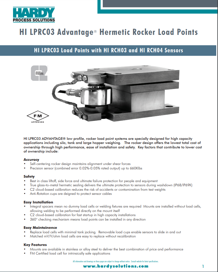 [계량/계측] 카스 / 하디(HARDY) 압축형 로드셀(Compression Type Load Cell) 100ton ...