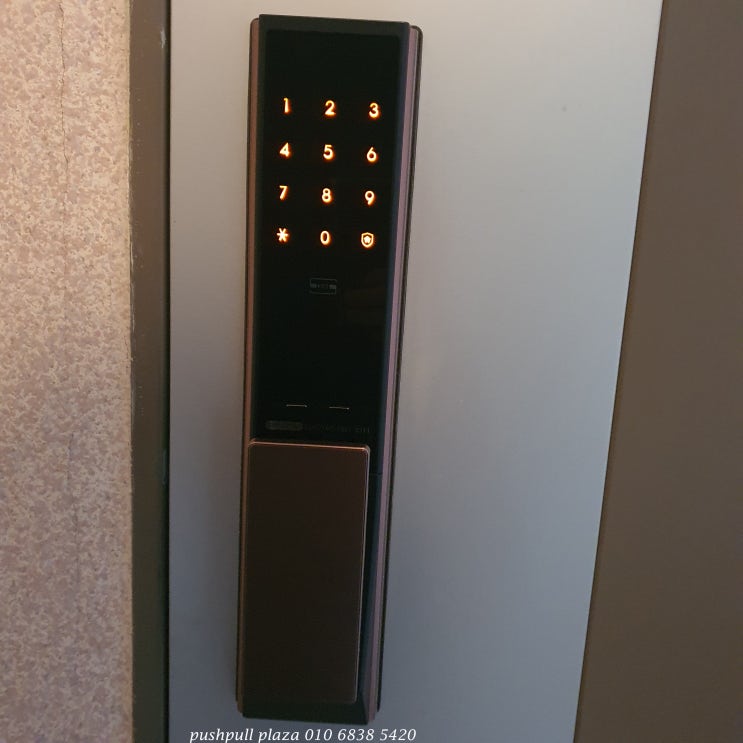 화성 번호키 동탄숲속마을 자연앤데시앙 도어락교체/삼성shp-dp751 설치후 코콤월패드와 무선연동완료 : 네이버 블로그
