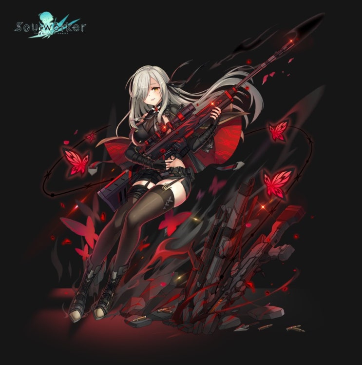 [소울워커 Soul Worker] 9번째 소울워커 이나비의 승급? 각성?? 데자이어 모습 (데자이어로 각성한 이나비는 전장을 ...