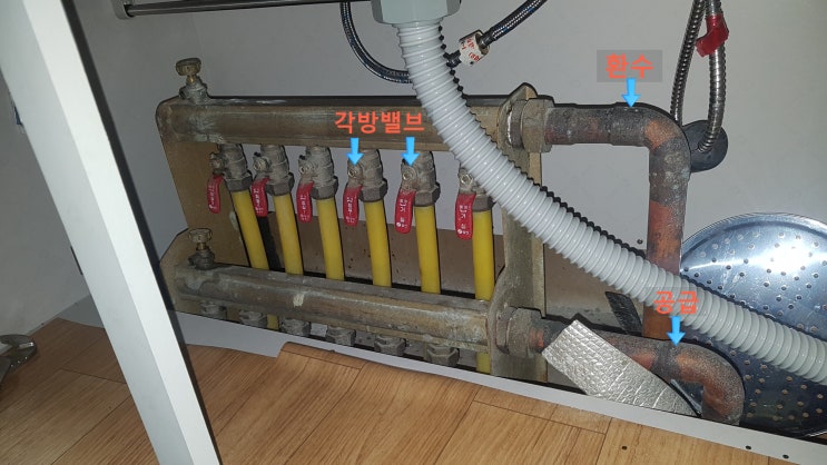 이번 포스팅은 지역난방을 사용하는 경기도 화성시 병점동 신미주 아파트의 난방배관 청소 및 디지털 실내온도 조절기 교체 작업을