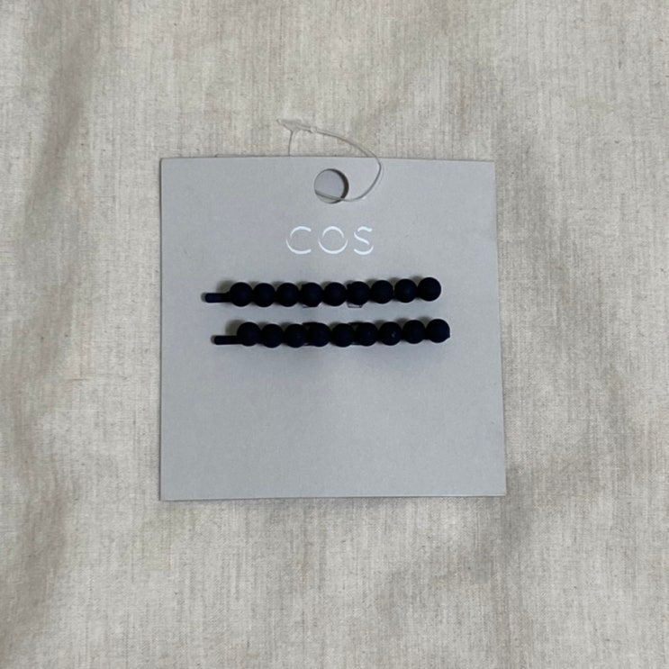 [COS] 코스 비즈 헤어 클립(cos hair acc) : 네이버 블로그