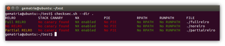 checksec.sh::실행파일의 보안 메커니즘 확인(메모리 보호 기법 등) : 네이버 블로그