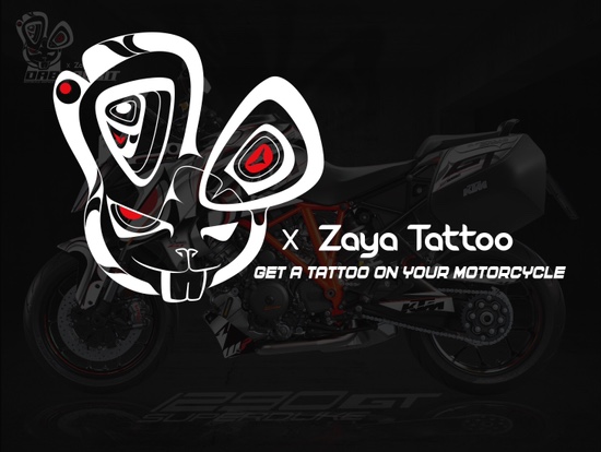 트라이벌 자야타투-모터싸이클 데칼업체 댑래빗(DabRabbit graphics)과의 콜라보 작업. : 네이버 블로그