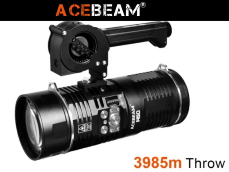 4km 투사 백색 레이저 써치 - Acebeam w50(가격 300만원) : 네이버 블로그