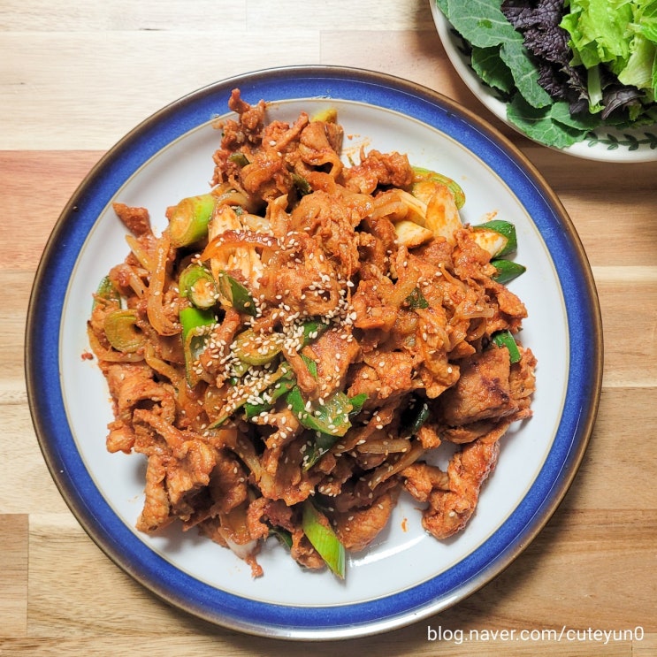 물기없이 만드는 맛있고 간단한 볶은양파 돼지고기 제육볶음 만드는법 네이버 블로그