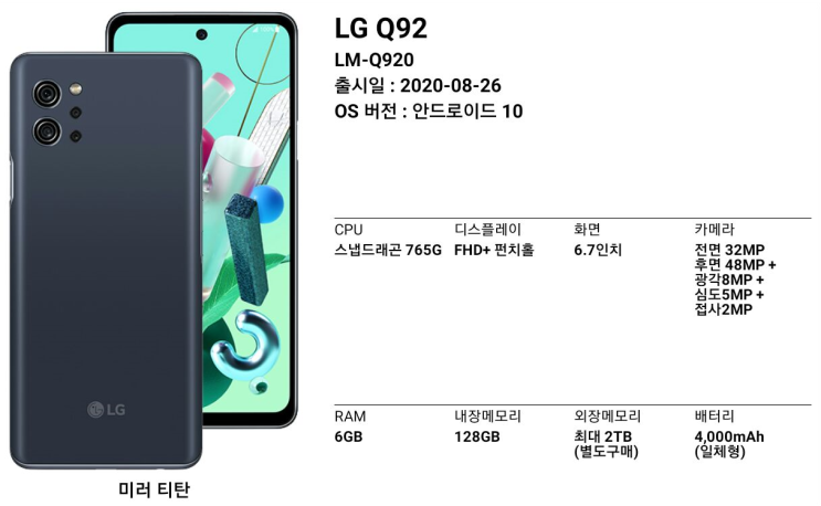LG U+ 공짜폰&무료폰 LG-Q92 : 네이버 블로그