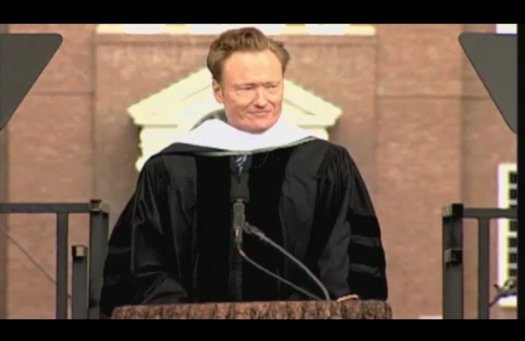영어리딩/DARTMOUTH COLLEGE COMMENCEMENT ADDRESS Conan O’Brien : 네이버 블로그