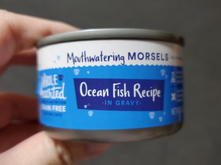 [고양이 주식캔] 홀하티드 오션 피쉬 레시피 인 그레이비 (WholeHearted Grain-Free Ocean Fish ...