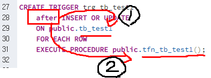 postgresql trigger(트리거) before after 완벽 이해 : 네이버 블로그