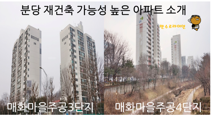 분당 재건축 가능성 높은 아파트 소개 분당구 야탑동 매화마을 주공3단지 주공4단지아파트분당 최저 용적률단지 네이버 블로그