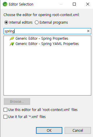 Spring - Spring Config Editor가 안 나올 경우 : 네이버 블로그