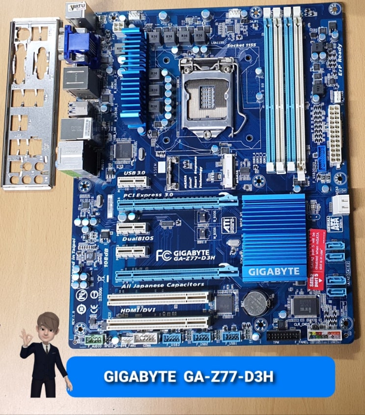 GIGABYTE GA-Z77-D3H (REV:1.0) / 인텔(소켓1155)/ (인텔) Z77/ 일반-ATX / D-SUB ...