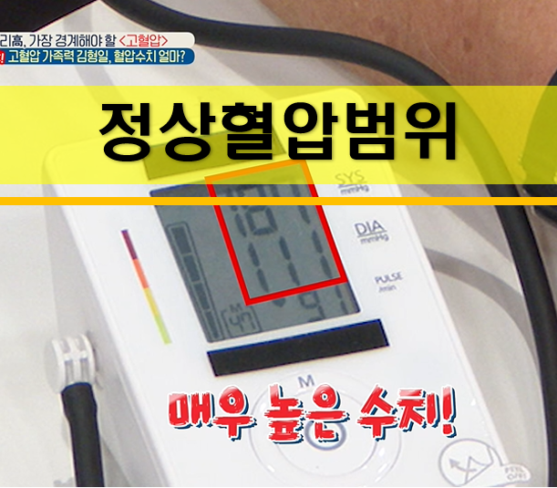 정상혈압범위 혈압 수치 바르게 측정저혈압 고혈압 수치 네이버 블로그