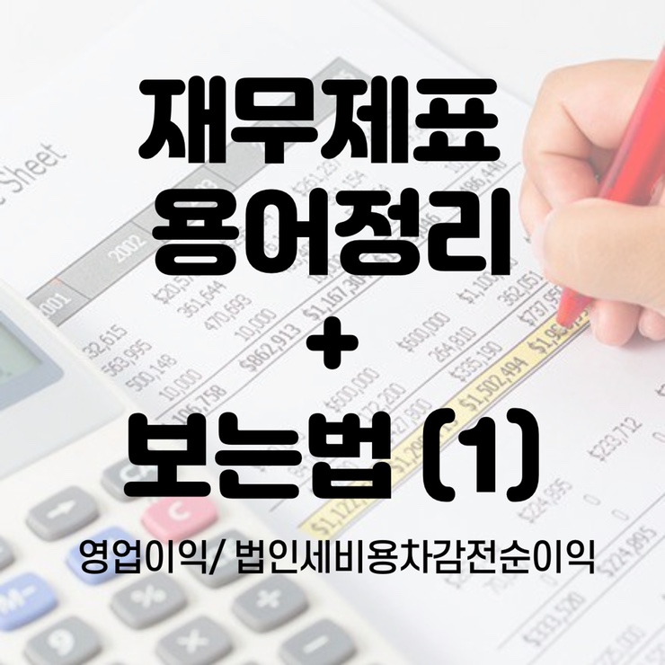 재무제표 보는법 1 주식투자 시 꼭 피해야 하는 종목 영업손실에 주목하라 영업이익법인세비용차감전순이익 네이버 블로그