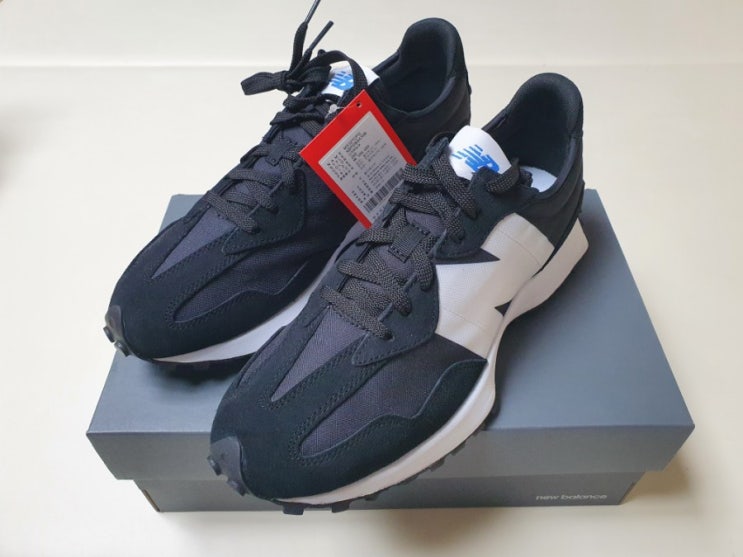 올해도 뜨거운 반응의 뉴발란스 327 검흰/ MS327CPG/뉴발란스327사이즈팁/뉴발란스327비교샷 : 네이버 블로그