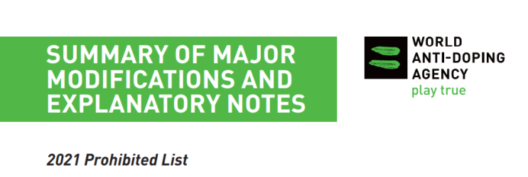 2021년 바뀐 도핑의 주요 규정. (WADA code 2021, 2022 관절내 스테로이드 주사도 이젠 도핑!!!!! 중요 ...