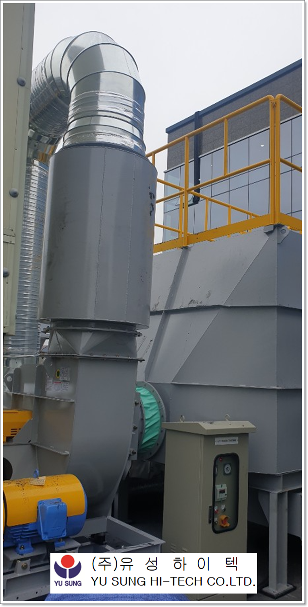 흡착탑 300CMM x 250 mmAq 모델명 : A/C Tower (주)유성하이텍 입니다 : 네이버 블로그