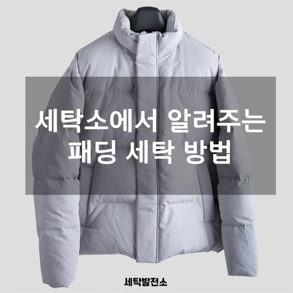 세탁소에서 알려주는 겨울 패딩 세탁 방법 구스다운 세탁 패딩 물세탁 후리스 세탁 방법 세탁발전소 네이버 블로그