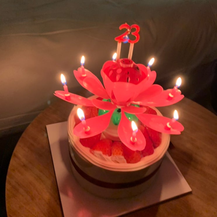 스테이 호텔에서 르빵 딸기 케이크 먹으면서 한 2021생일잔치 네이버 블로그