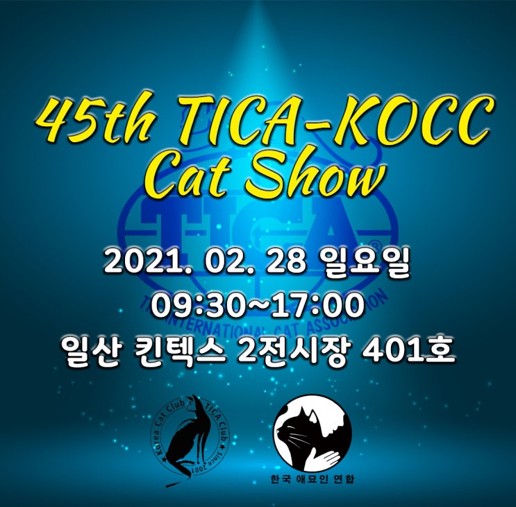 45th TICA KOCC 캣쇼 2월 28일 일요일 : 네이버 블로그