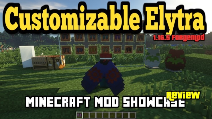 [모드][1.19.2][Forge/Fabric] 염색과 패턴이 가능한 겉날개 모드 (Customizable Elytra mod ...