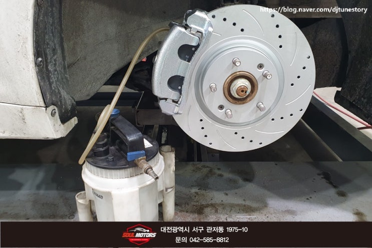 K5 터보 사공사선 Xg2p브레이크 대전브레이크튜닝 및 대전하체경정비 전문점 대전카센터 대전튜닝샵 소울모터스 K5 터보