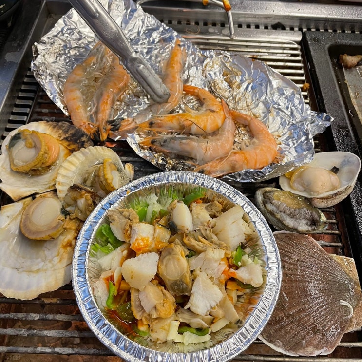 청주 비하동 맛집 가성비 좋은 조개구이 무한리필 네이버 블로그