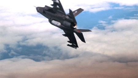 공중에서 회전하는 F-35.gif : 네이버 블로그