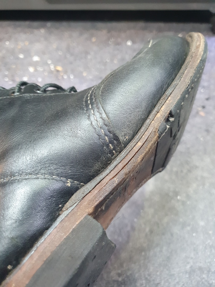 레드윙red wing 9015 벡맨 비브람 코만도솔 전창교체 부츠 커스텀 및 부츠케어 by블랙샤인명동본점 : 네이버 블로그