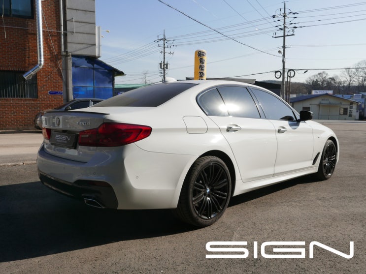 BMW G30 520d 지크레이싱 스탠다드 엔진오일, 모터렉스 디퍼렌셜 오일 교환 (일산 SIGN automotive ...