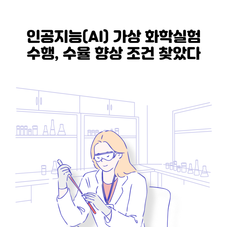 Ai 가상 화학실험 수행 수율 향상 조건 찾았다 네이버 블로그