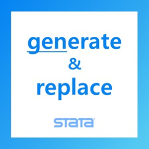 [Stata] generate & replace - 새 변수 생성 / 변수값 변경 명령어 : 네이버 블로그