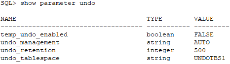 오라클 관리자 실습과정_UNDO tablespace : 네이버 블로그