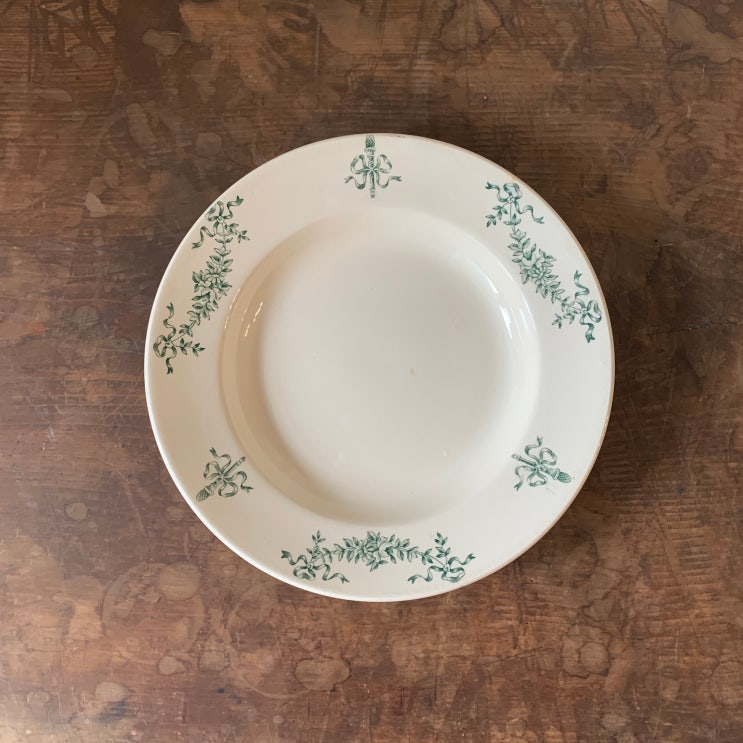 LONGCHAMP SAPHO French Antique Soup Plate 빈티지접시 프랑스엔틱 수프 플레이트 : 네이버 블로그