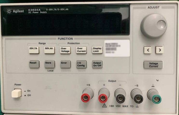 Agilent E3634A DC Power Supply : 네이버 블로그