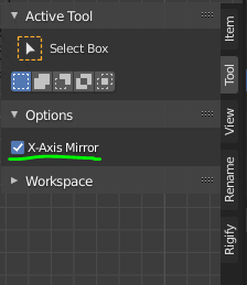 [blender 2.91] X Axis Mirror : 네이버 블로그