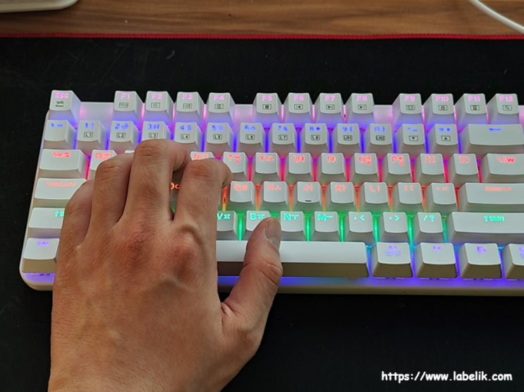 콕스 COX CK420 레인보우 LED 기계식 키보드 청축 , 리얼 후기! : 네이버 블로그