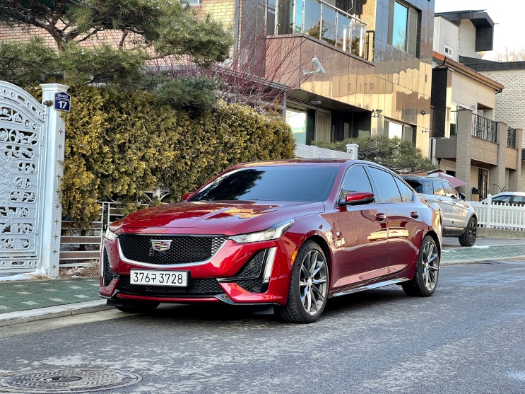 캐딜락 CT5 350T 시승기_뛰어난 핸들링 성능을 자랑하는 스포츠 비즈니스 세단 : 네이버 블로그