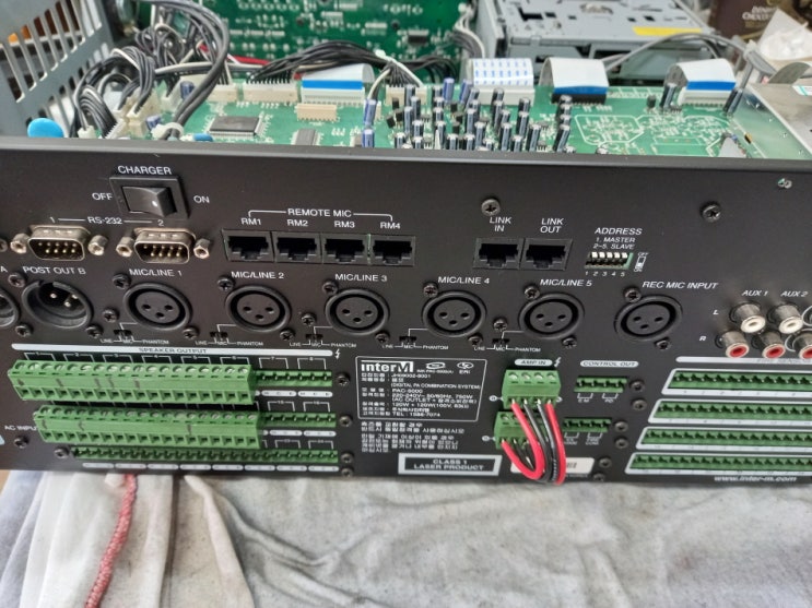 PAC5000 인터엠 PA 앰프 수리 : 네이버 블로그