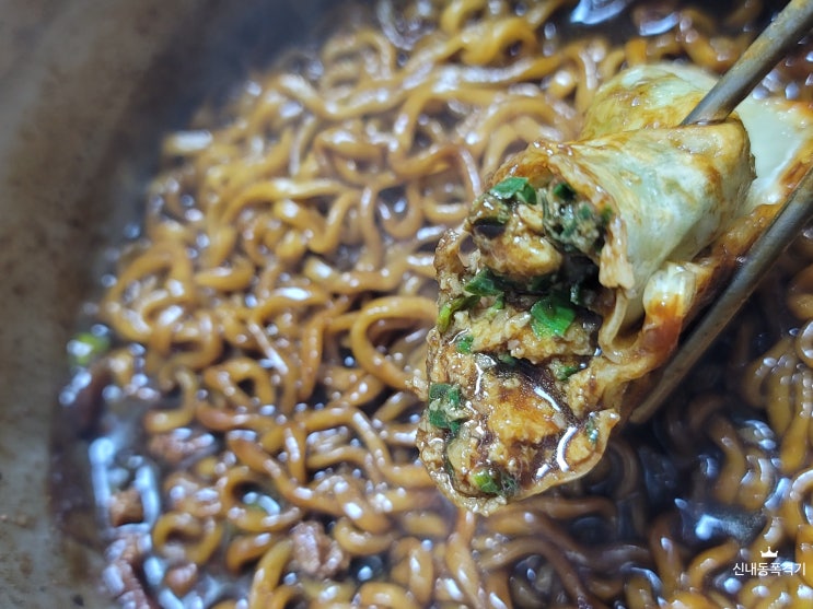 사천짜파게티 먹을 줄 아는 사람만 먹는 짜장라면 순위 No1 네이버 블로그