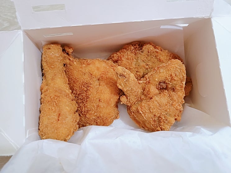 롯데리아 치킨하프팩 편의점치킨 같아요 : 네이버 블로그