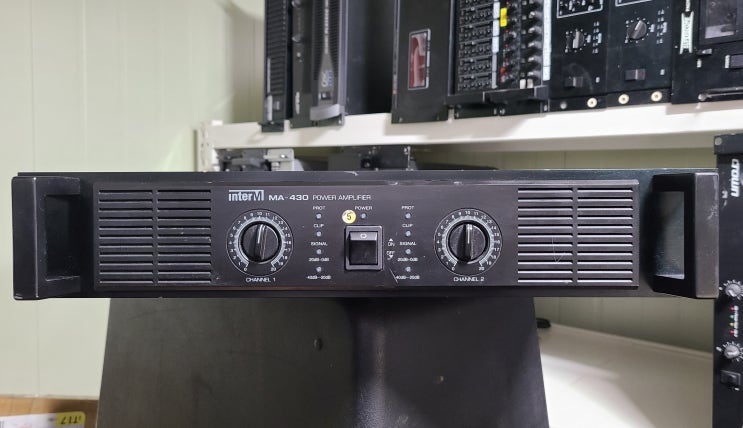 INTER-M MA430 인터엠 400와트 파워앰프 : 네이버 블로그